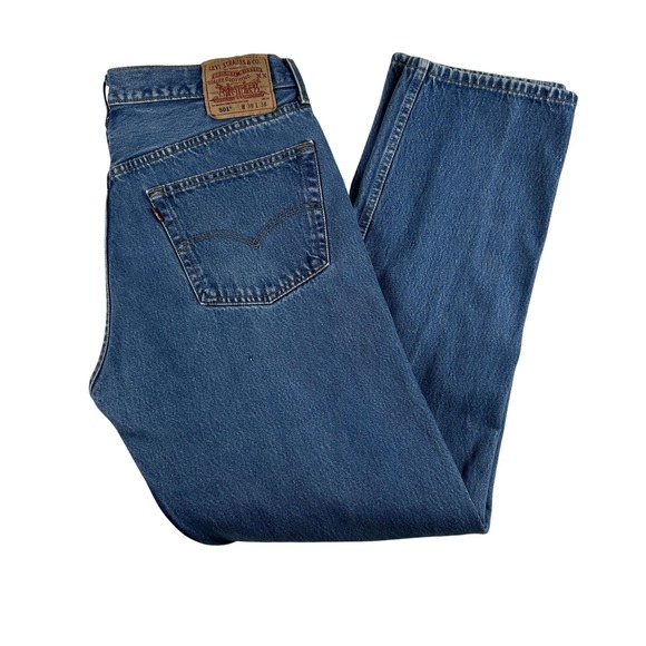 Levi's | Jeans | Vintage Levis 5 Jeans Mens 36x33 Blue Denim Straight ...